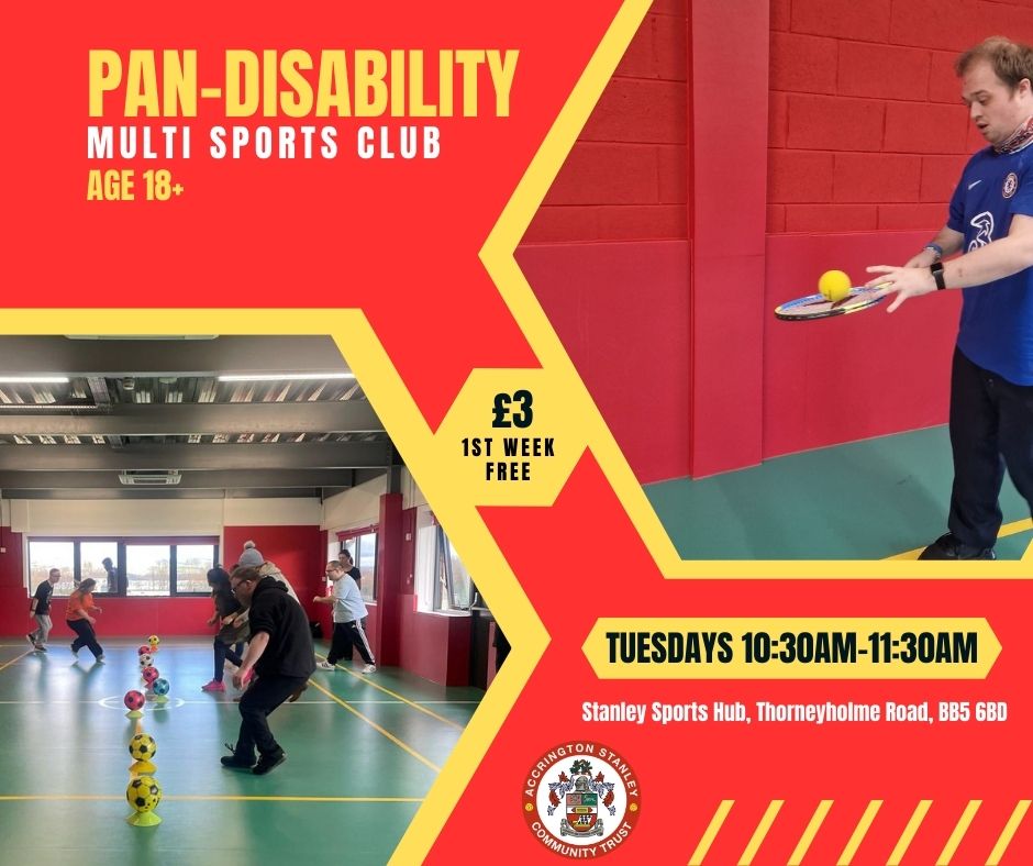 New Disability Multi Sports 18+ - Accrington Stanley Community Trust