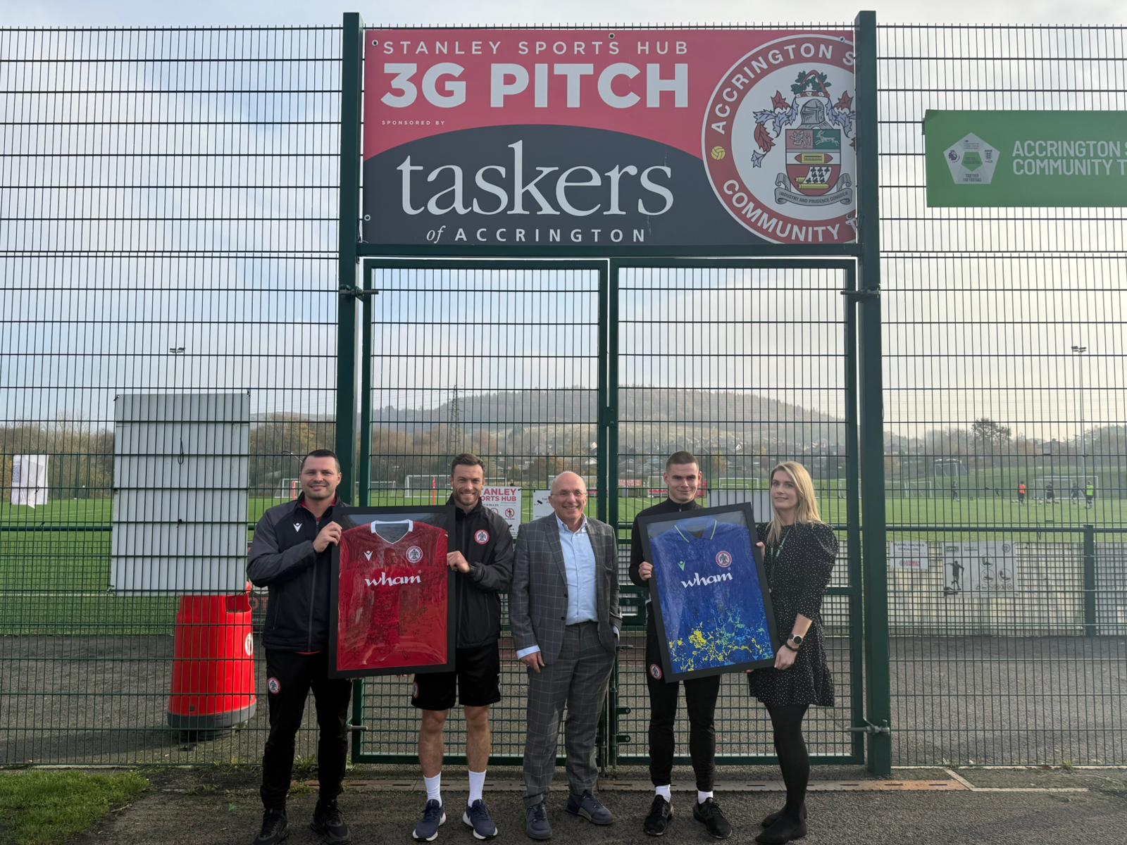 Taskers renew their Sponsorship - Accrington Stanley Community Trust