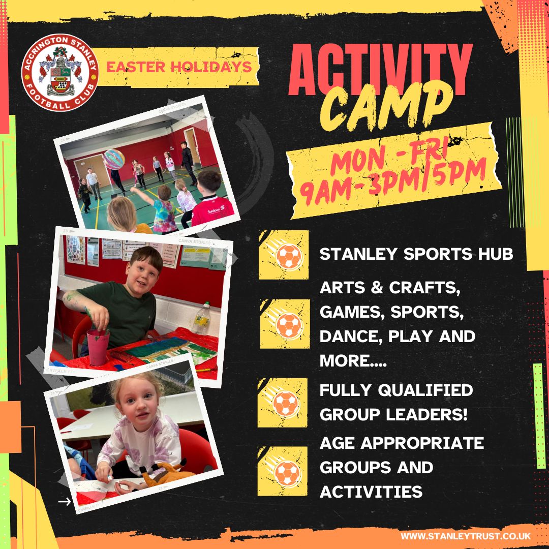 Easter Holiday Camps - Accrington Stanley Community Trust