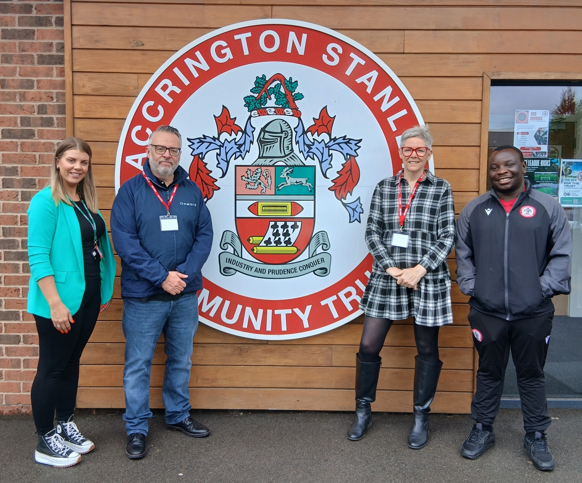 Renewed partnership with Onward Homes - Accrington Stanley Community Trust
